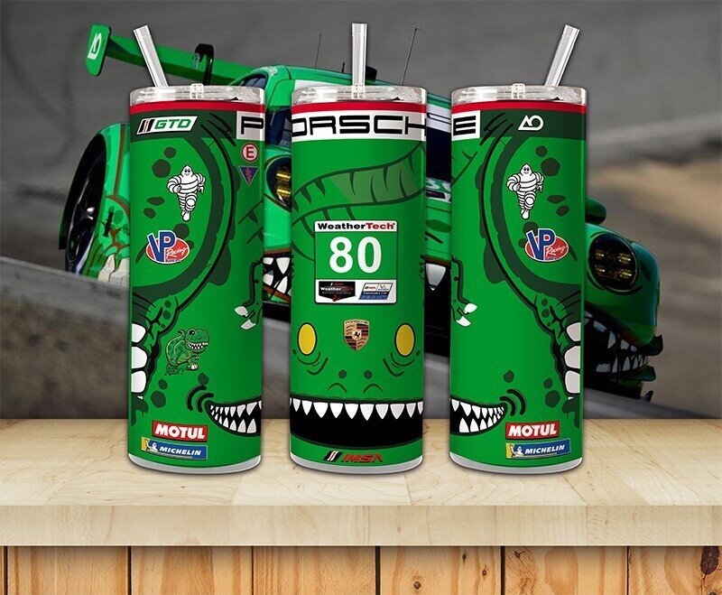 Termo Café Porsche 911 GT3 R (992) #80 AO Racing «Rexy» IMSA GTD | The ...